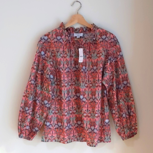 Liberty of London | Tops | J Crew Liberty London May Noveau Top | Poshmark
